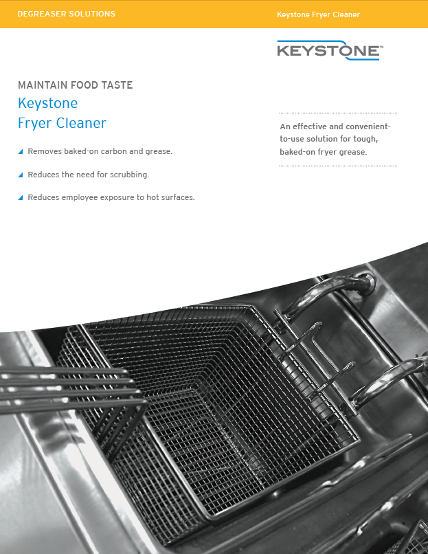 Keystone Fryer Cleaner Sell Sheet