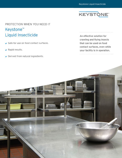 Keystone Liquid Insecticide Sell Sheet