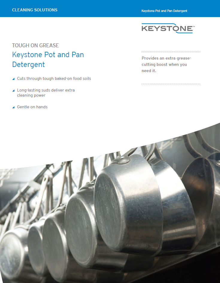 Keystone Pot and Pan Detergent Sell Sheet