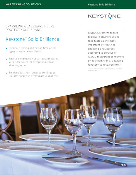 Keystone Solid Brilliance Sell Sheet